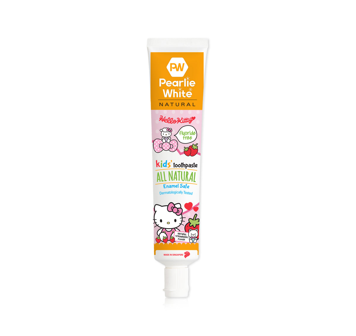 Pearlie White Hello Kitty All Natural Enamel Safe Kids’ Toothpaste (St ...